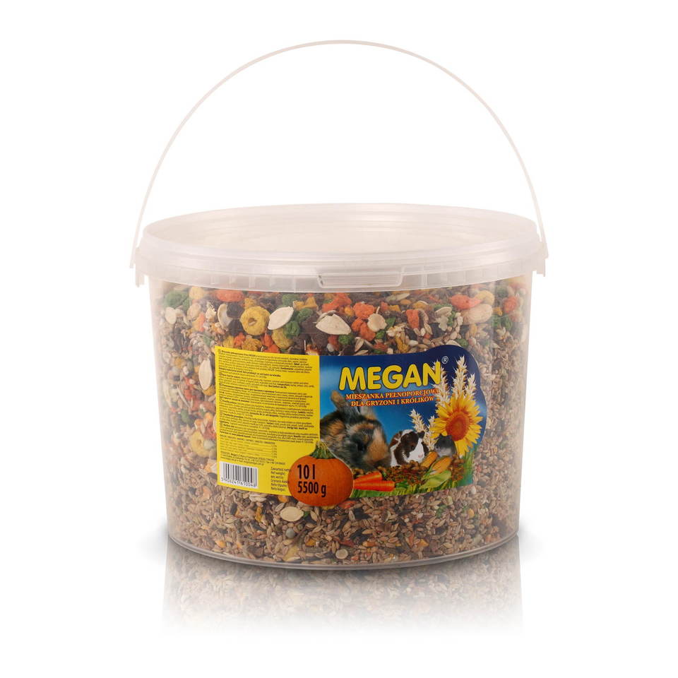 MEGAN Põhitoit närilistele ja küülikutele 10l/5,5kg parduotuvėje Fera ...